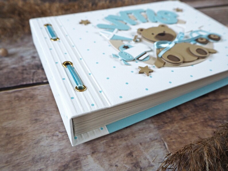 Handmade Personalised Photo Album | Baby Memory Book - Etsy