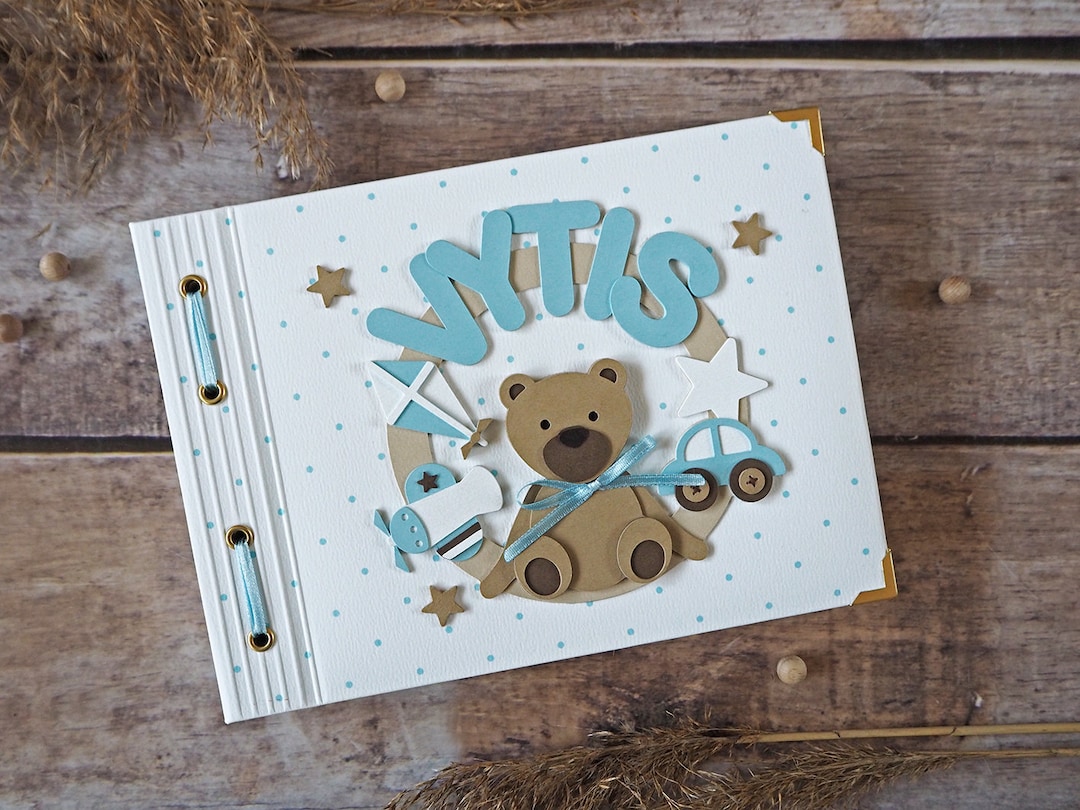 Handmade Personalised Photo Album | Baby Memory Book - Etsy