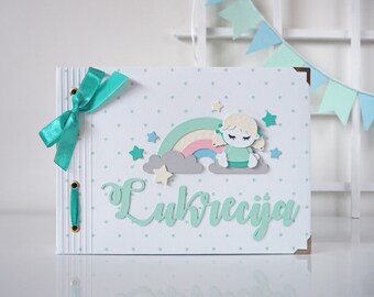 Handmade Personalised Photo Album Baby Memory Book - Etsy