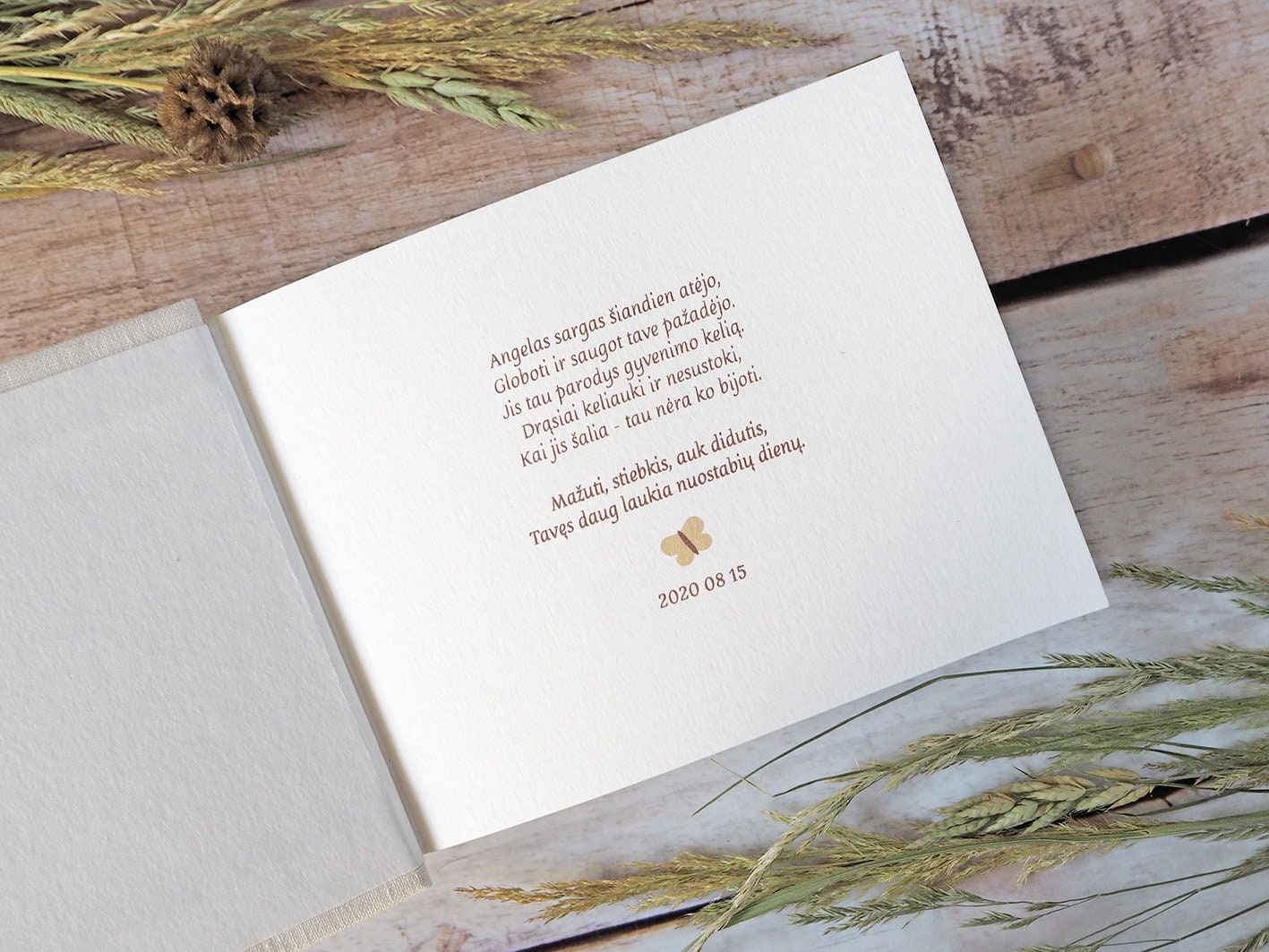 Handmade Personalised Photo Album Baby Memory Book - Etsy