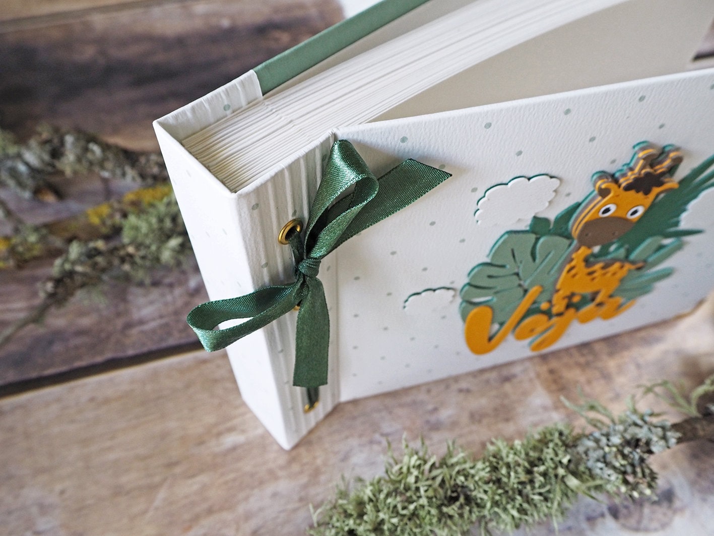 Handmade Personalised Photo Album | Baby Memory Wish Book - Etsy
