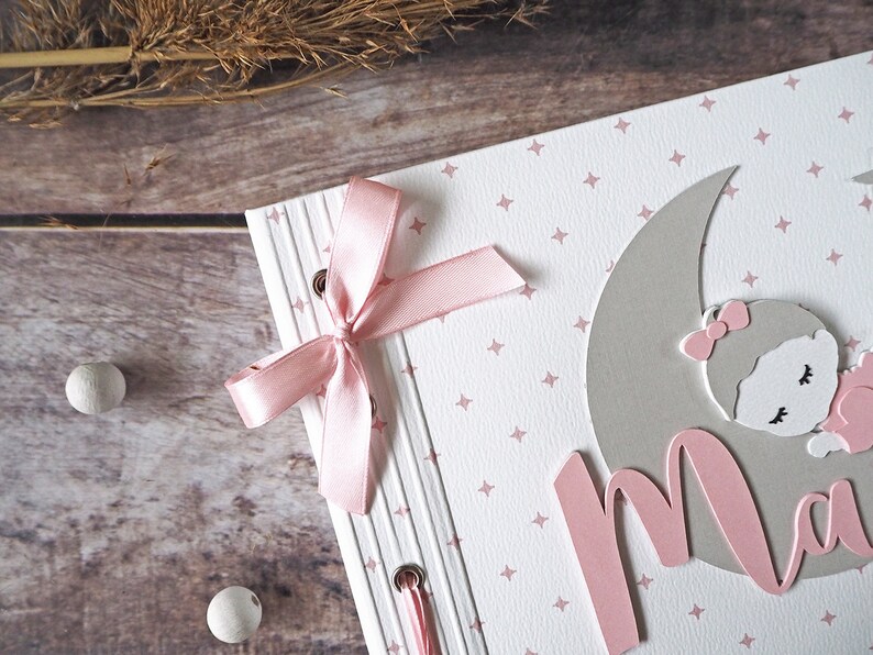 Handmade Personalised Photo Album | Baby Memory Wish Book - Etsy