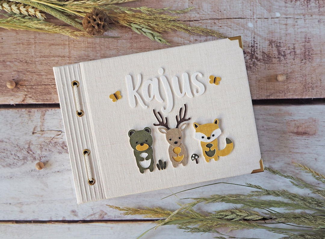 Handmade Personalised Photo Album | Baby Memory Book - Etsy