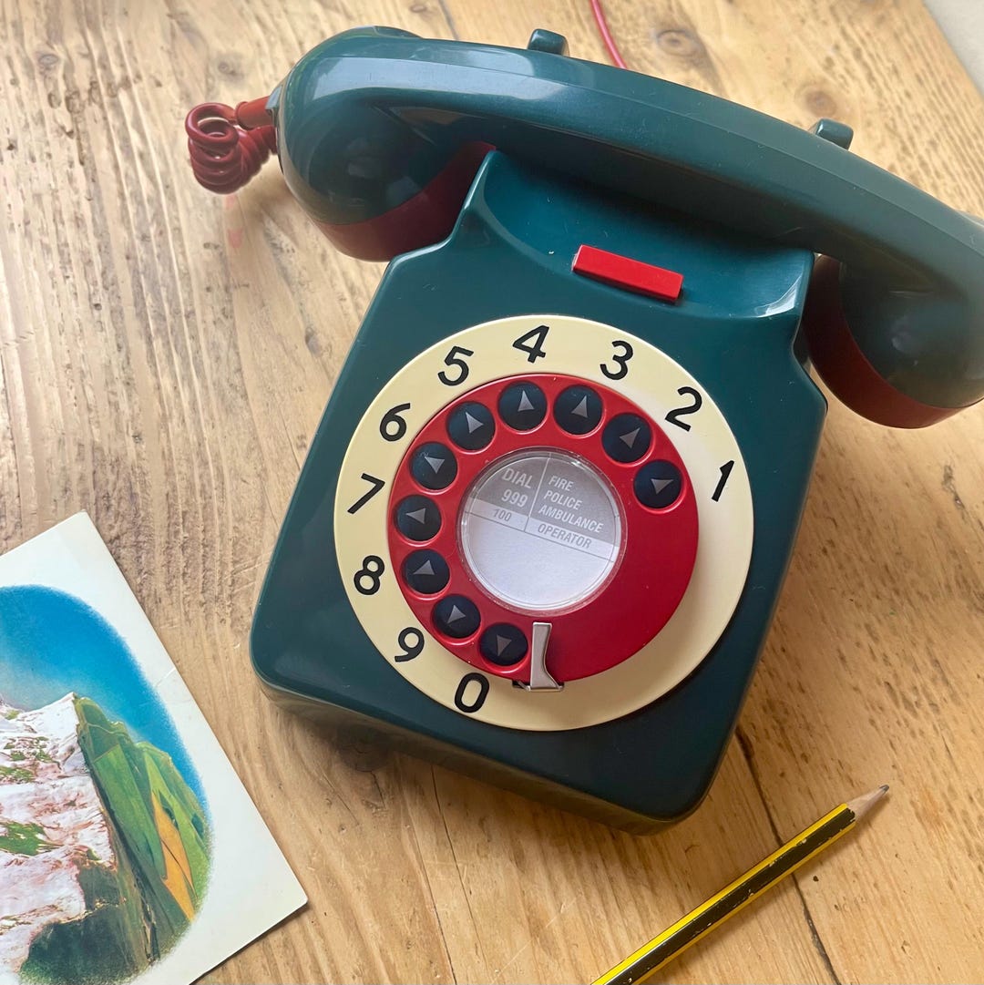 1970s Vintage Rotary Dial Telephone - Etsy
