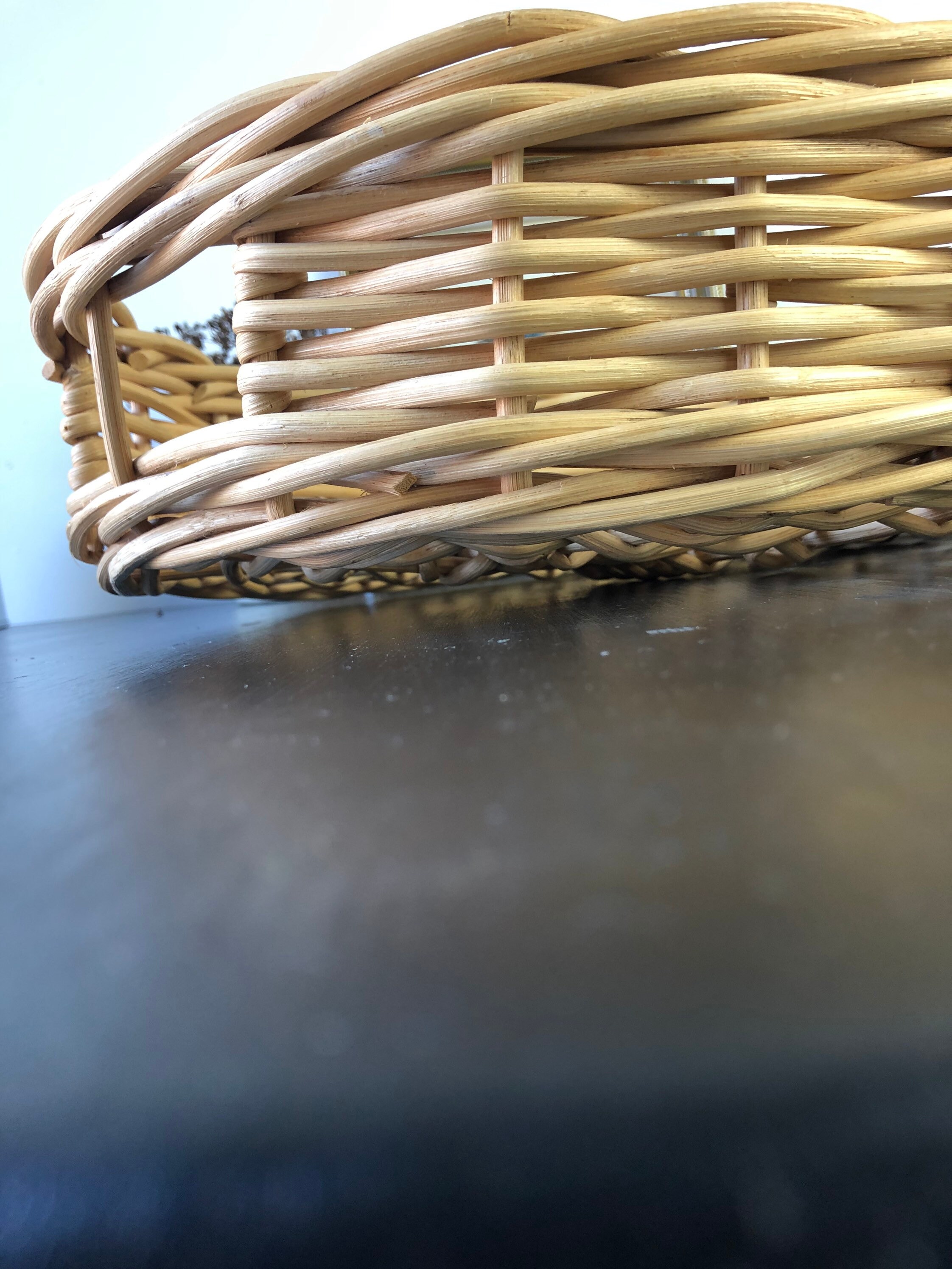 Large Decorative Wicker Plate /boho Bohemian Decor / Rattan / | Etsy