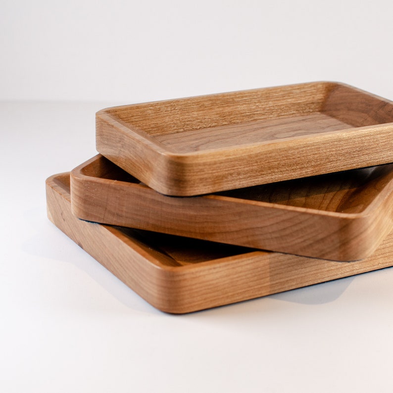 Wooden Coin Tray, Wooden Desk Tidy, Valet Tray, Dice Tray, Jewellery ...
