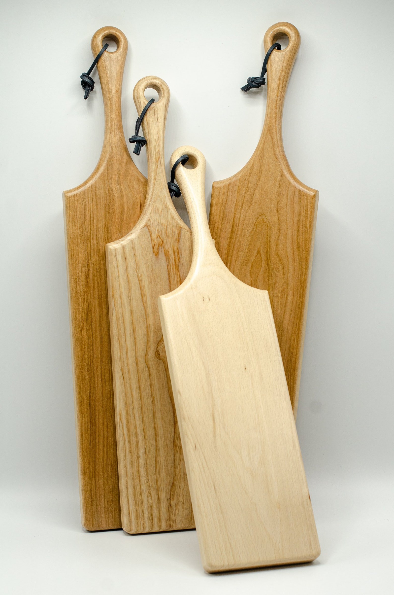 Handmade Wooden Charcuterie Board, Cherry Ash Beech Serving Platter ...