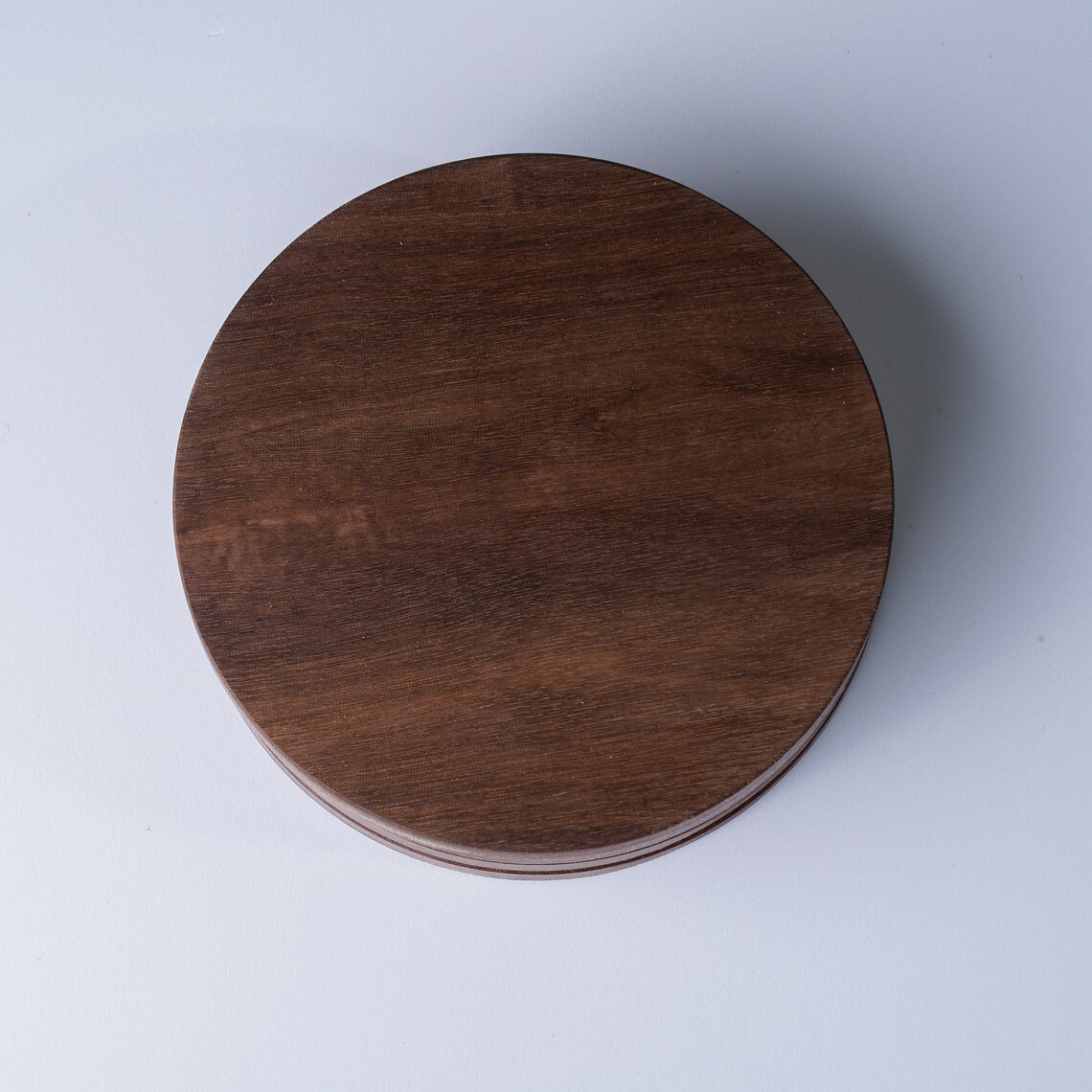 Walnut Coaster Set, Wood Coasters, Round Wood Coasters, Wood Coaster ...