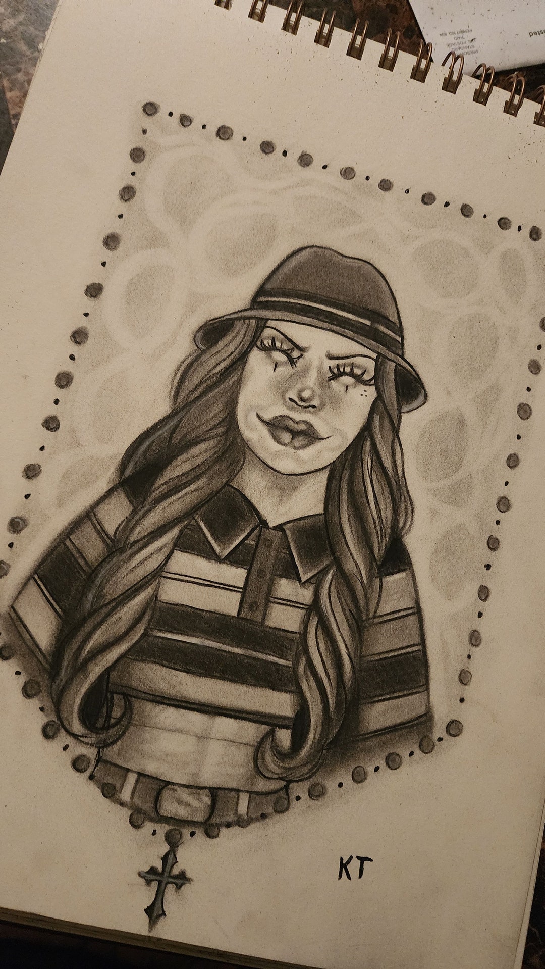 Original Stacy.xo Drawing in Charcoal and Graphite - Etsy