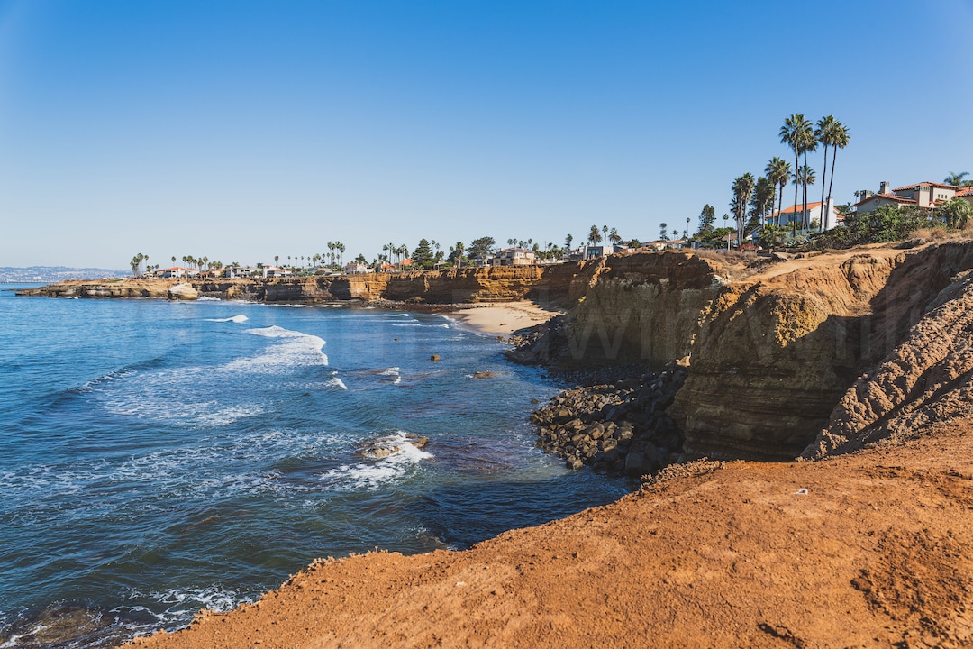 Sunset Cliffs Point Loma San Diego Photography Coastal - Etsy