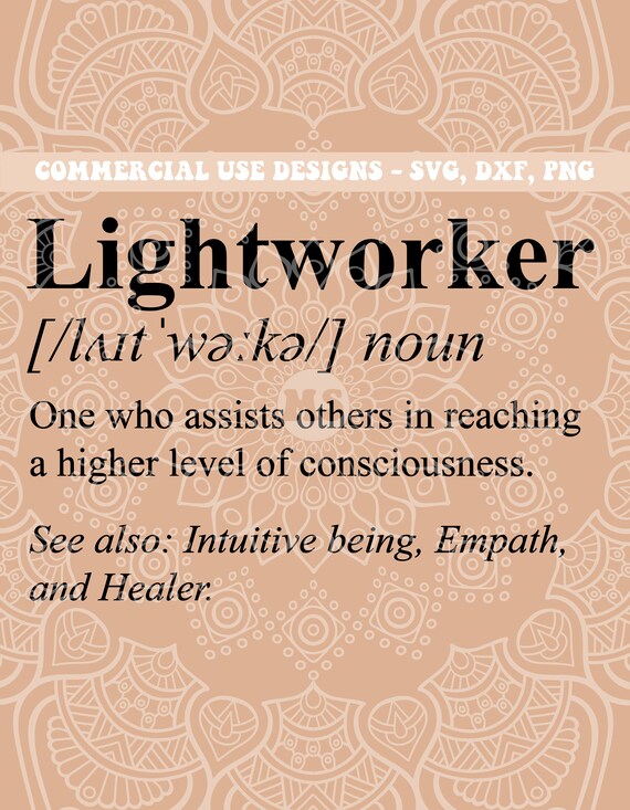 Lightworker Svg Spiritual Svg Chakra Svg Aligned Svg | Etsy
