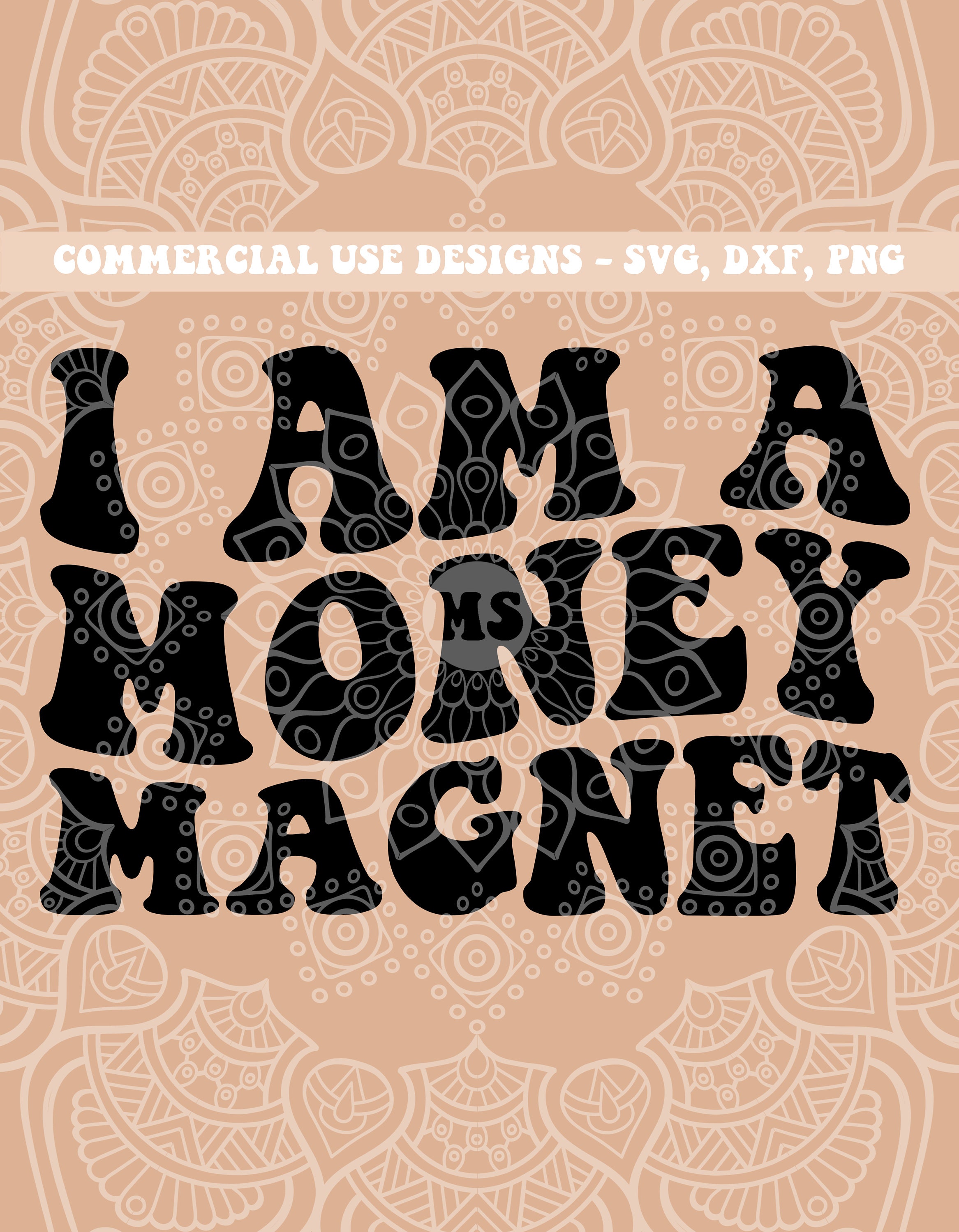 Money Magnet Svg, Wealthy Svg, Affirmation Svg, Rich Svg, Mantra Svg ...