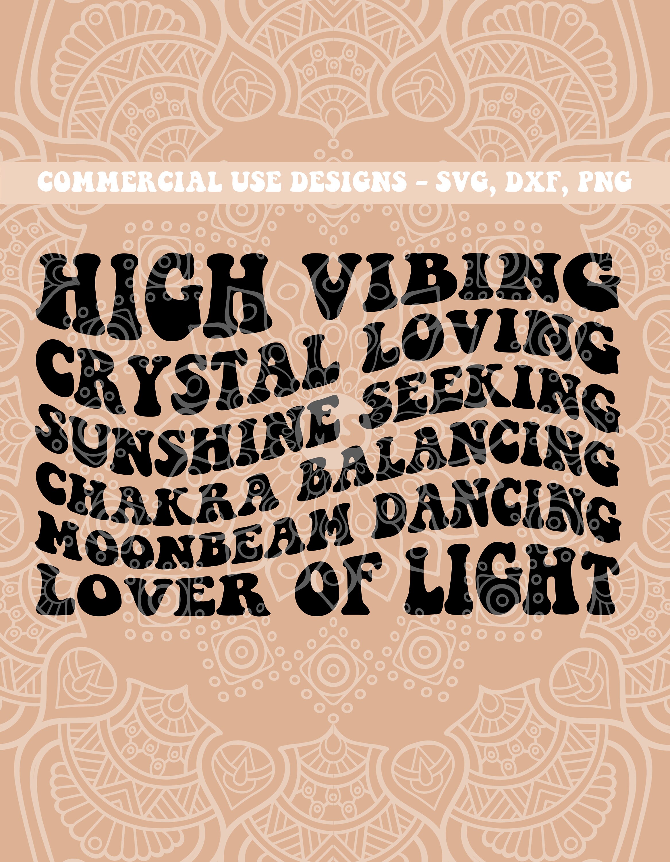 High Vibing Svg, Crystals Svg, Crystal Loving Svg, Sunshine Svg ...