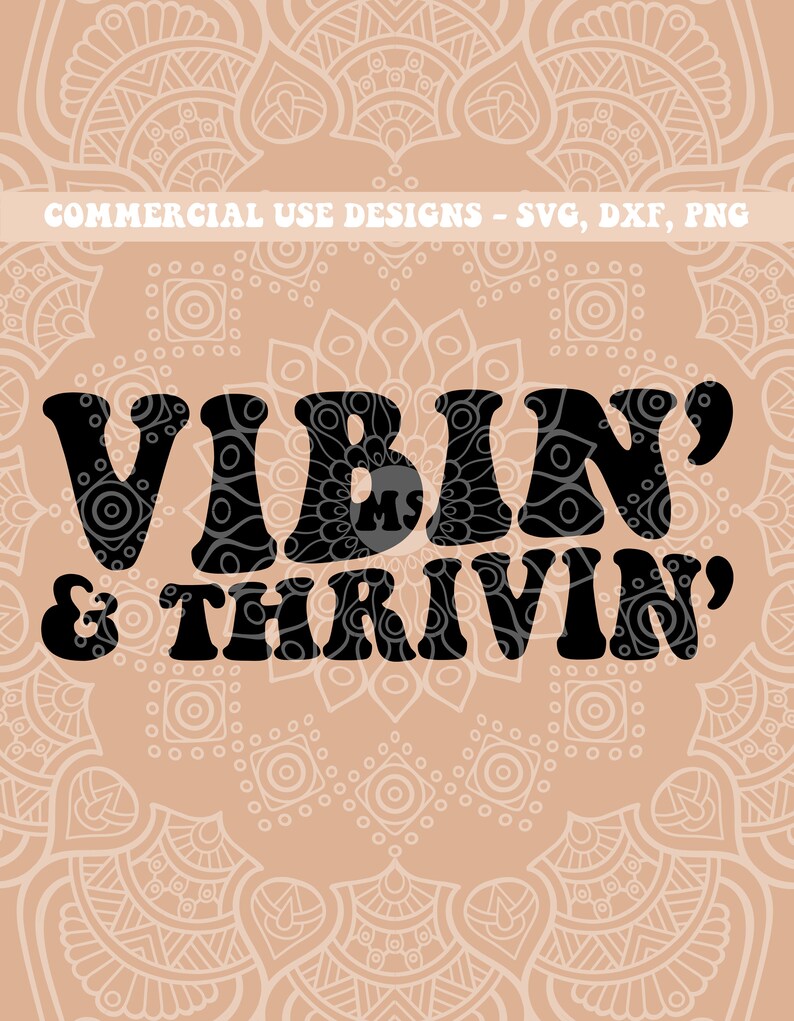 Vibing and Thriving Good Vibes Svg Cheery Vibes Svg - Etsy
