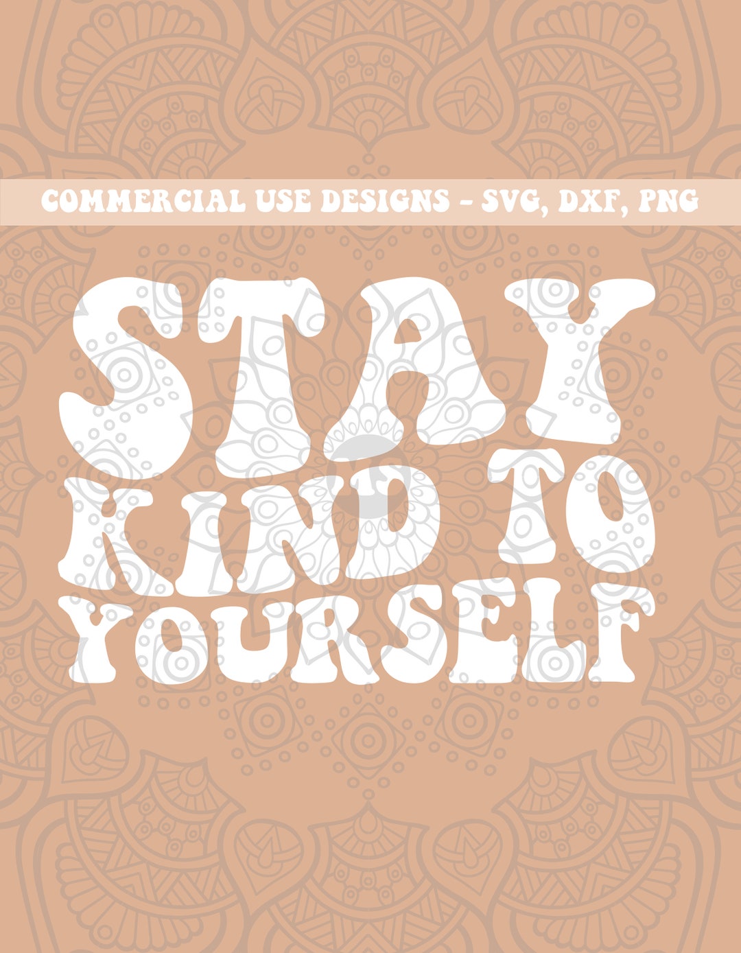 Stay Kind to Yourself Svg, Self Care Svg, Be Kind Svg, Wavy Text Svg ...