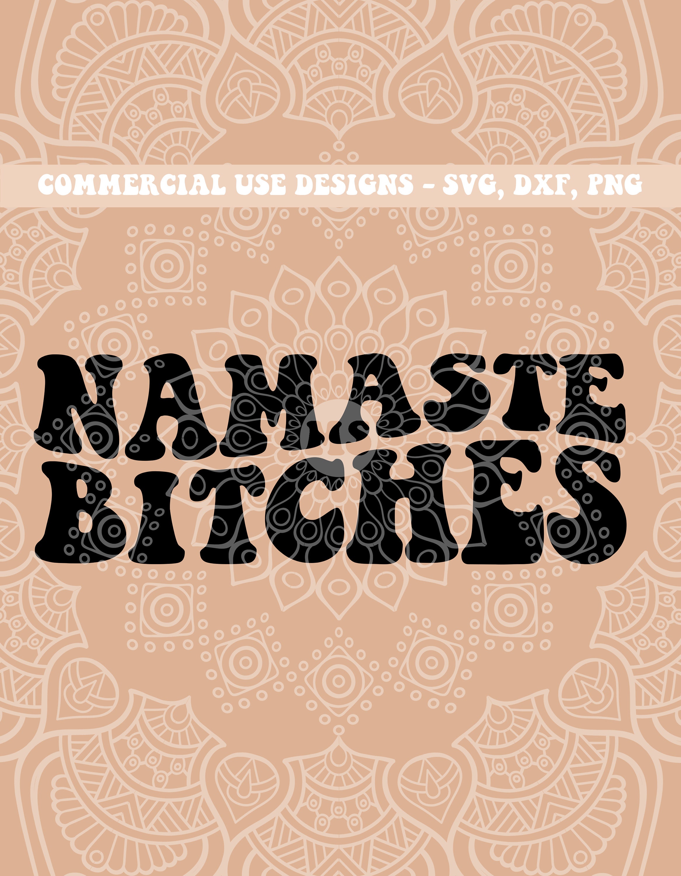 Namaste Svg, Profanity Svg, Funny Spiritual Svg, Yoga Svg, Zen Svg ...