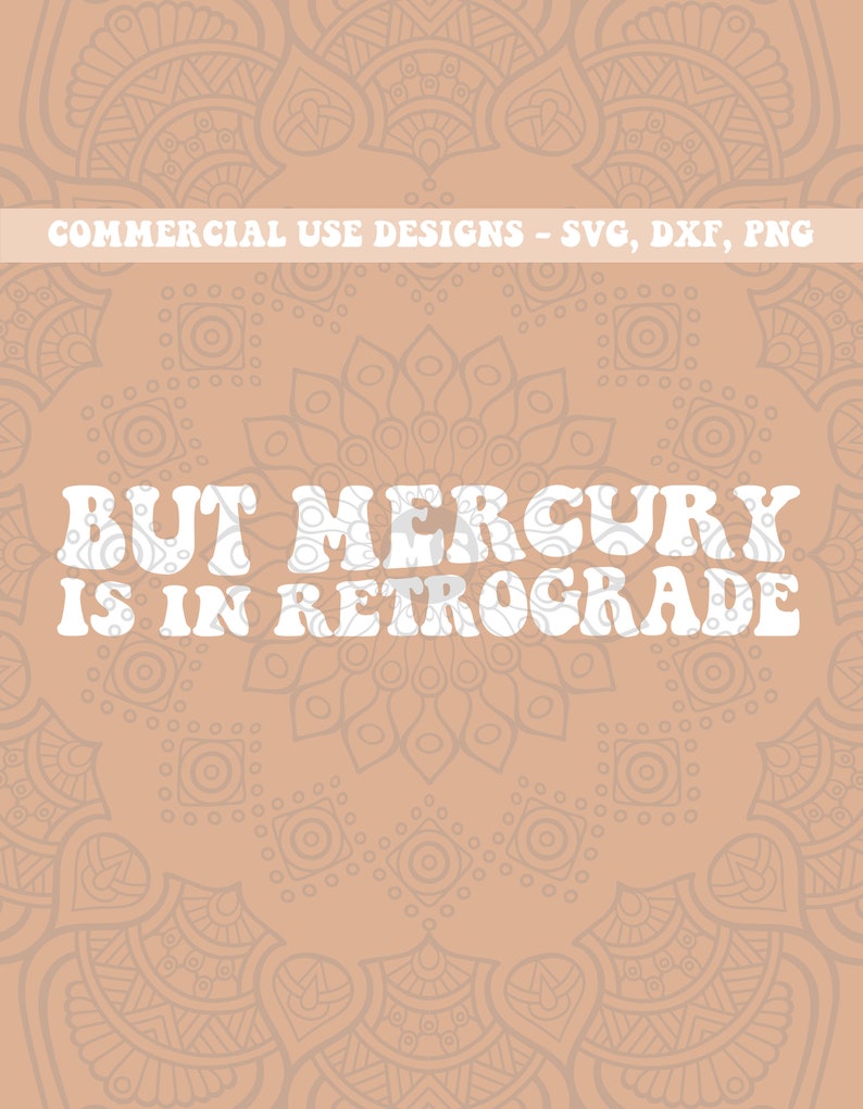 Mercury Svg Retrograde Svg Spiritual Svg Full Moon Svg - Etsy
