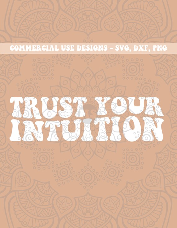 Intuition Svg Spiritual Svg Trust Your Intuition Svg | Etsy