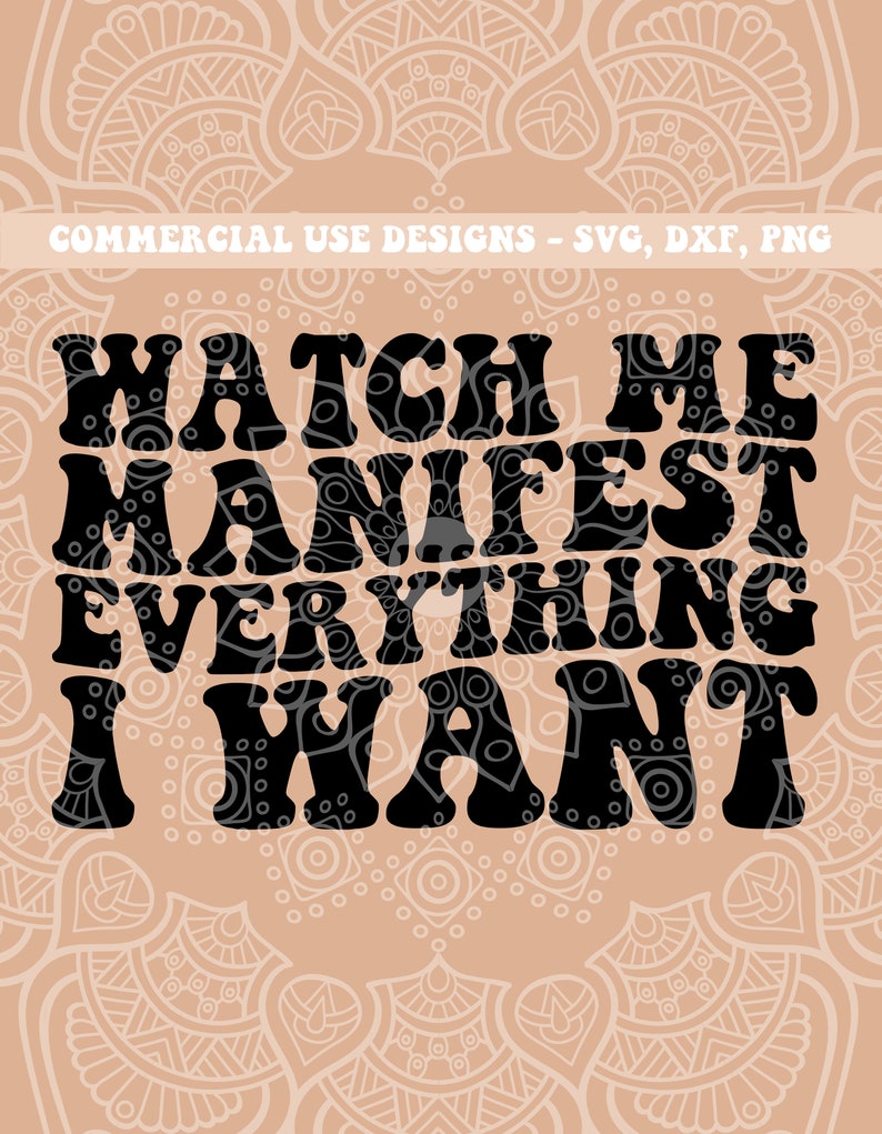 Manifest Svg Watch Me Manifest Svg Manifesting Svg Positive - Etsy