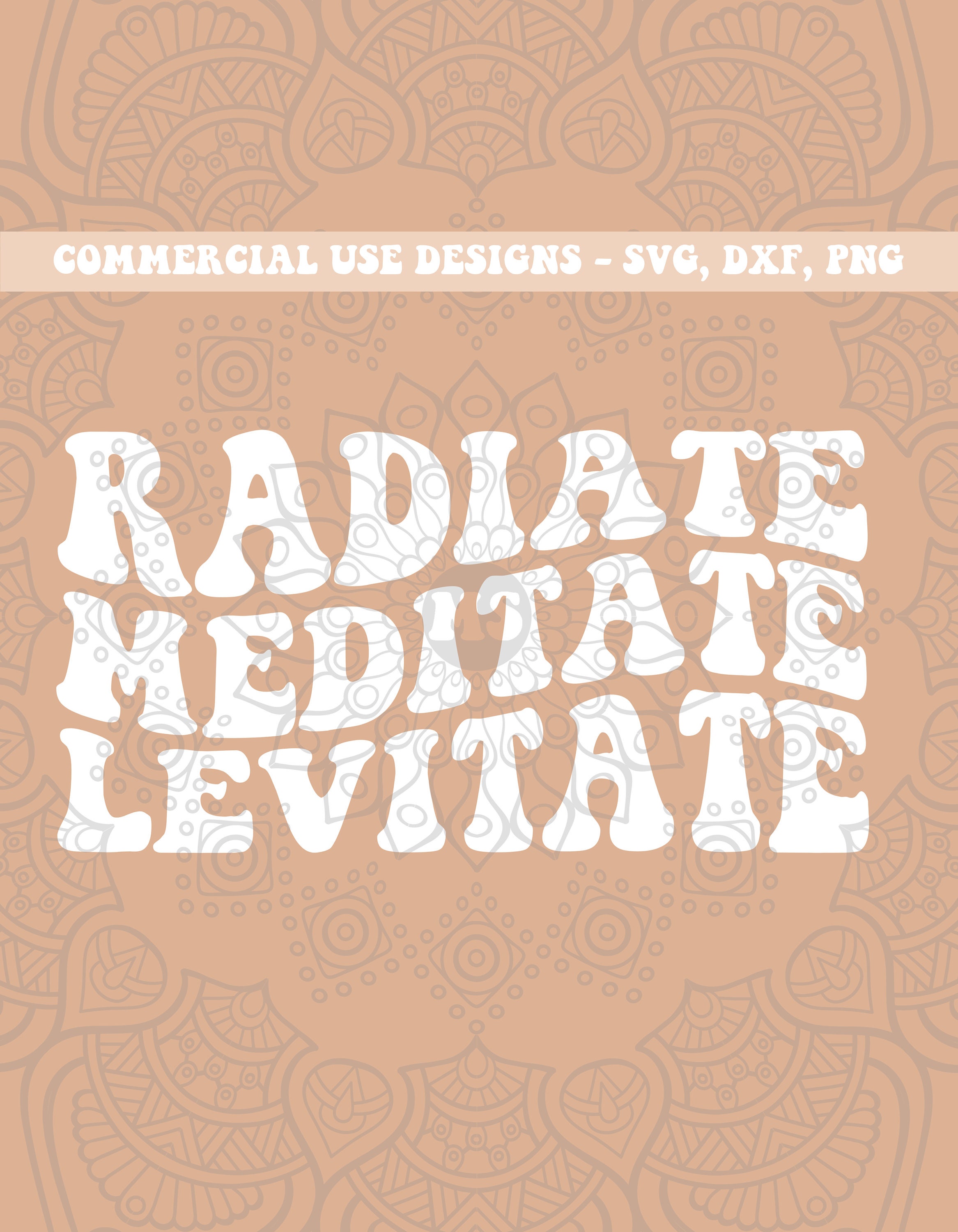 Radiate Svg Levitate Svg Meditate Svg Meditation Svg Zen - Etsy