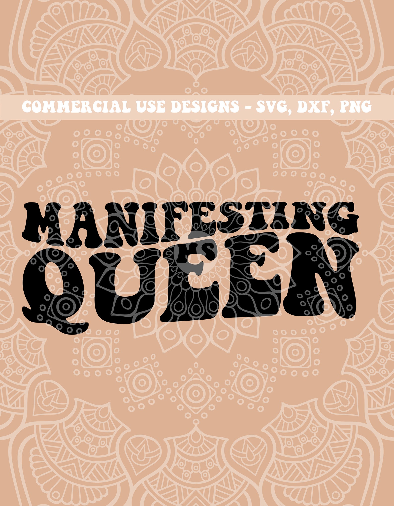 Queen Svg, Manifesting Queen Svg, Goddess Svg, Crystal Svg, Manifest ...