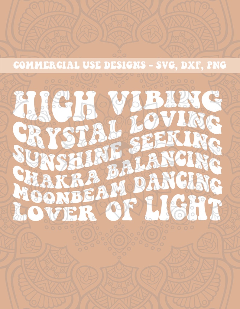 High Vibing Svg, Crystals Svg, Crystal Loving Svg, Sunshine Svg ...