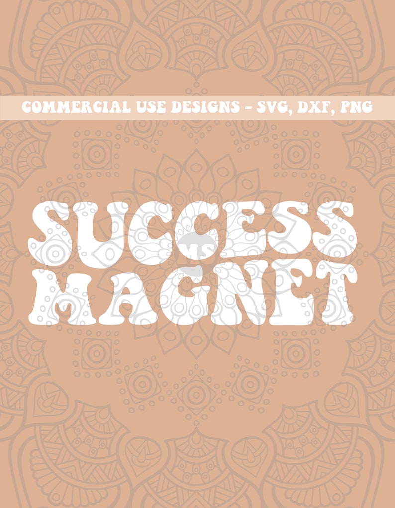 Success Magnet Svg, Success Svg, Manifest Svg, Rich Svg, Entrepreneur ...