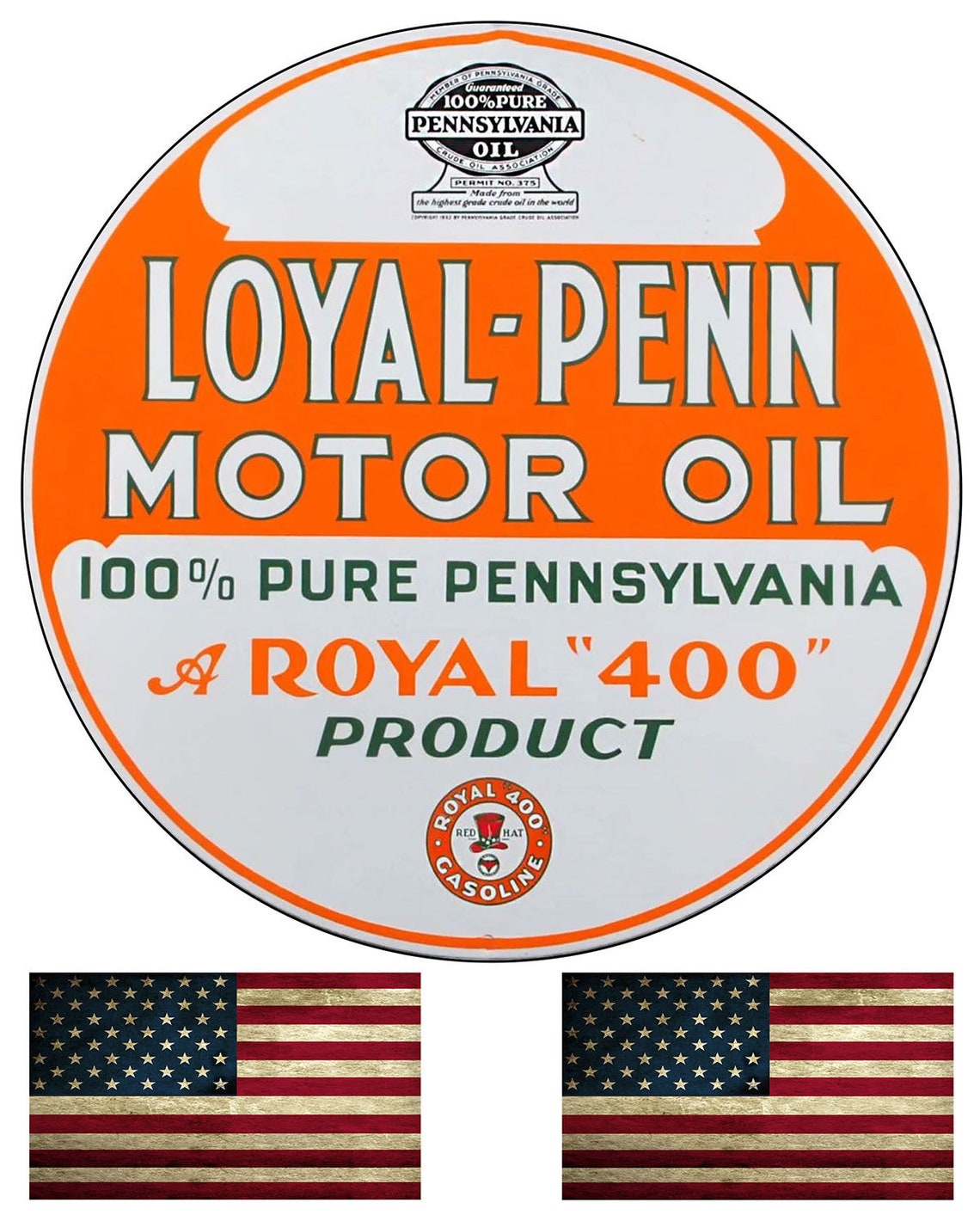 Loyal Penn Motor Oil Garage Sign Metal Garage Vintage - Etsy