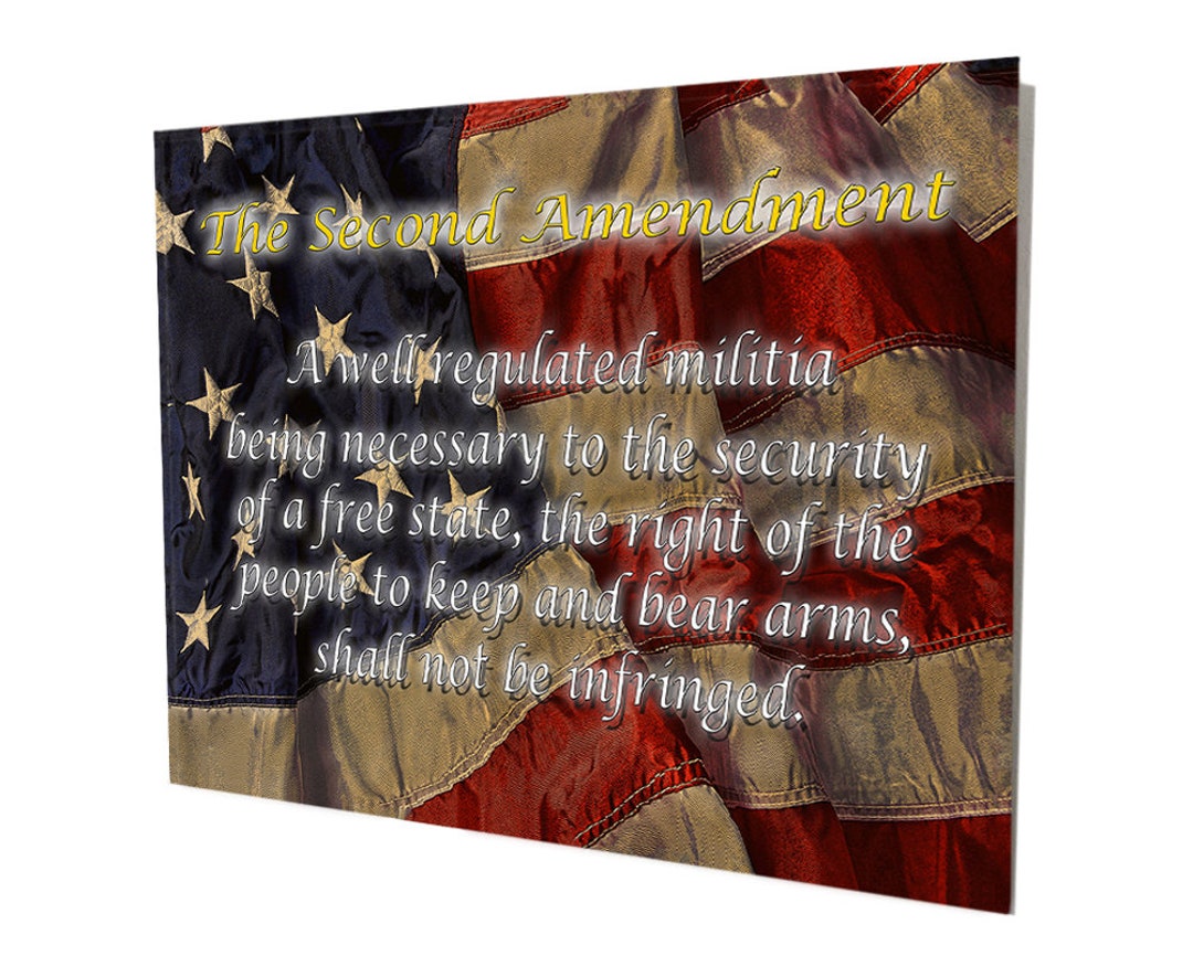 2nd Amendment Signs for Home Protected by 2nd Amendment Metal Sign the ...