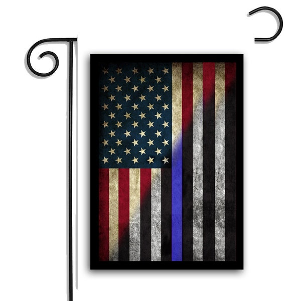 Thin White Line Flag - Etsy