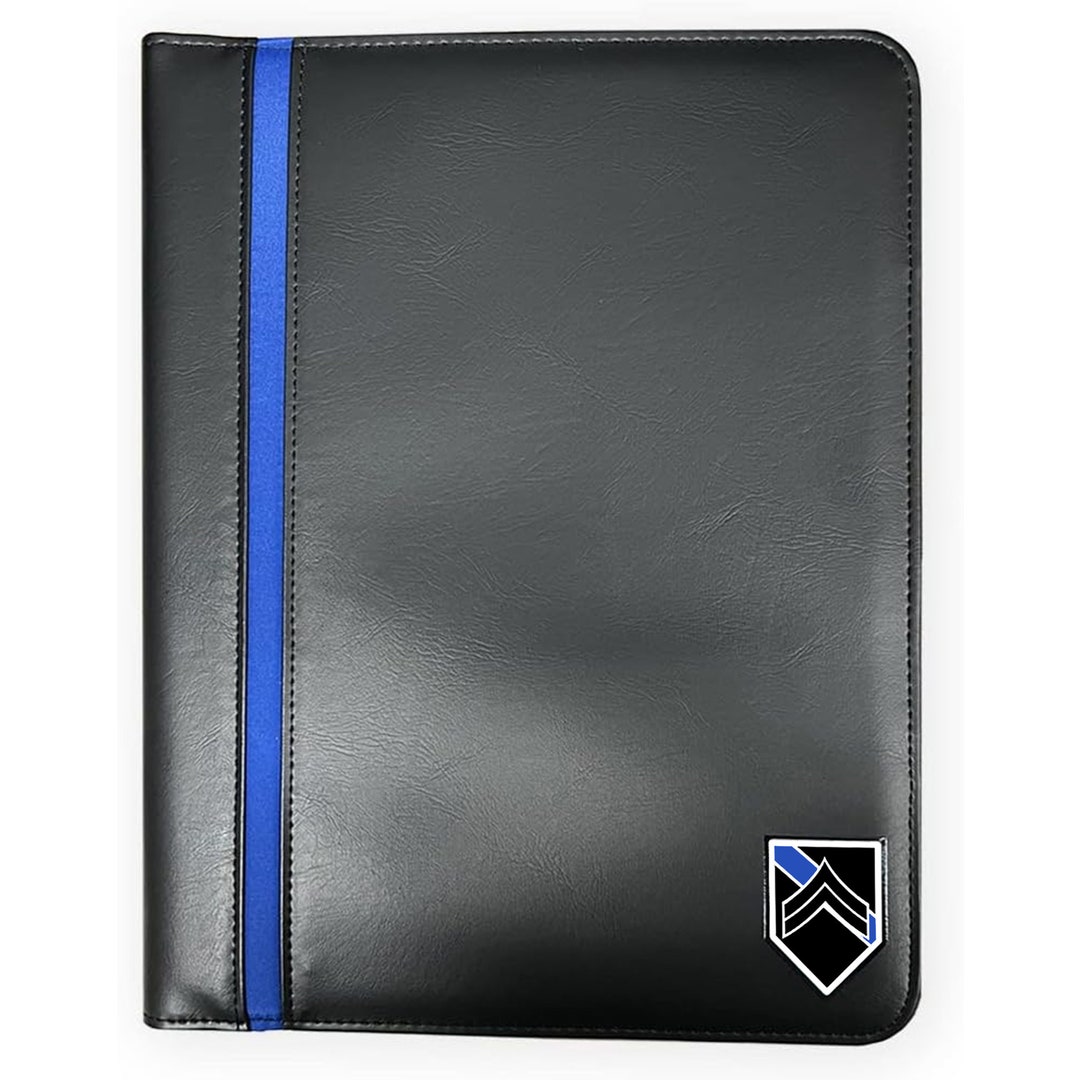 Thin Blue Line Police Corporal Memo Pad Holder Padfolio Police Prayer ...