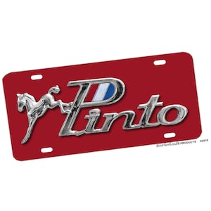 Ford Pinto Emblem | Vanity License Plate | Vintage Car - Etsy