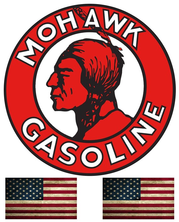 Mohawk Gasoline Old Garage Sign Metal Garage Vintage | Etsy