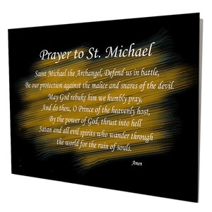 Police Officer St Michael Prayer Card - Etsy