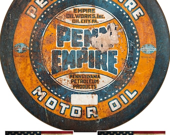Loyal Penn Motor Oil Garage Sign Metal Garage Vintage Reproduction 11. ...