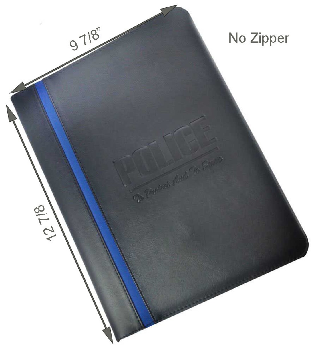 Blue Line Sheriff Padfolio Notebook Holder Portfolio With | Etsy