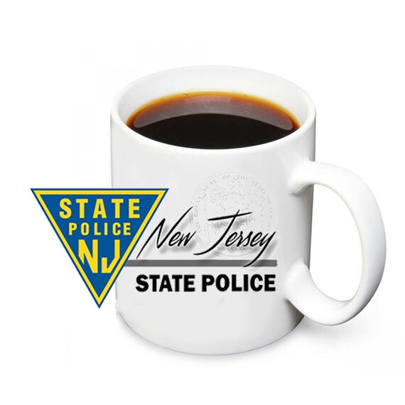 Thin Blue Line New Jersey State Trooper Coffee Mug Police - Etsy