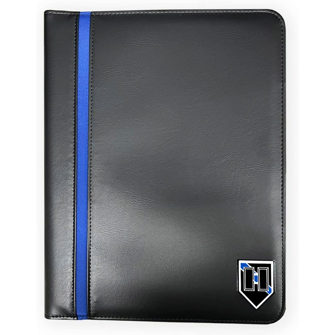 Thin Blue Line Police Captain Padfolio – Simulated Leather Business ...