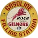 Gilmore Gasoline Filling Station Advertisement Old Vintage Round Garage ...