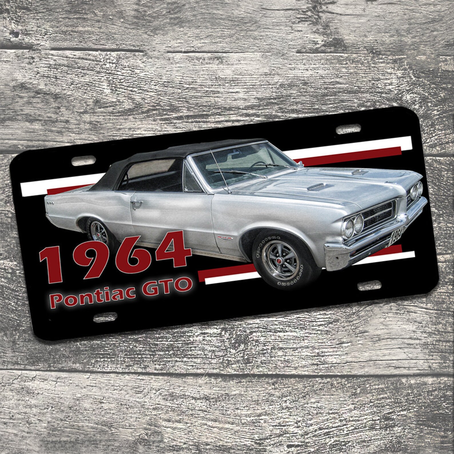 Pontiac GTO 1964 Vintage Car License Plates Sports Car - Etsy