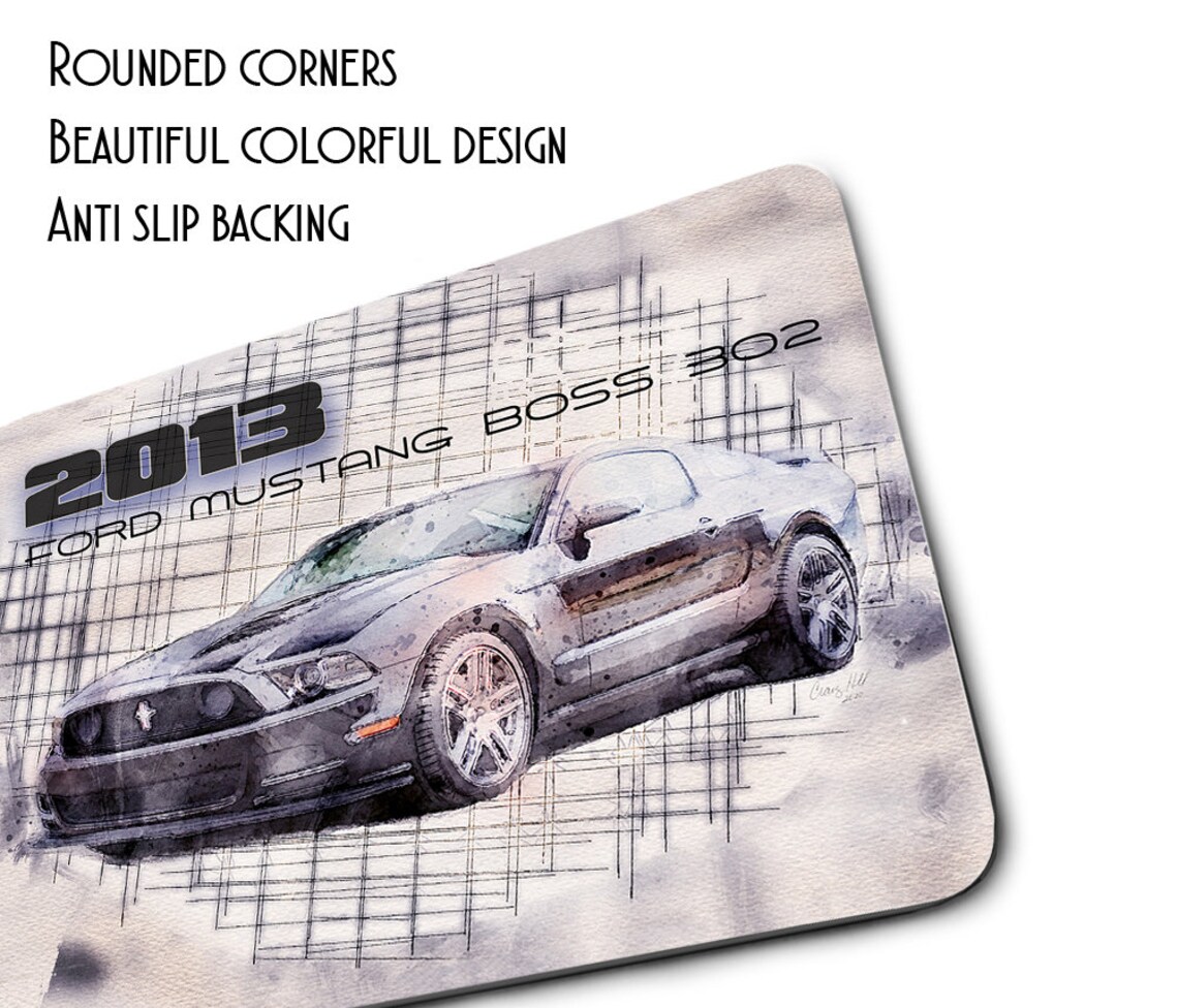 2013 Ford Mustang Cool Mouse Pad for Gaming Computer Ford PC - Etsy