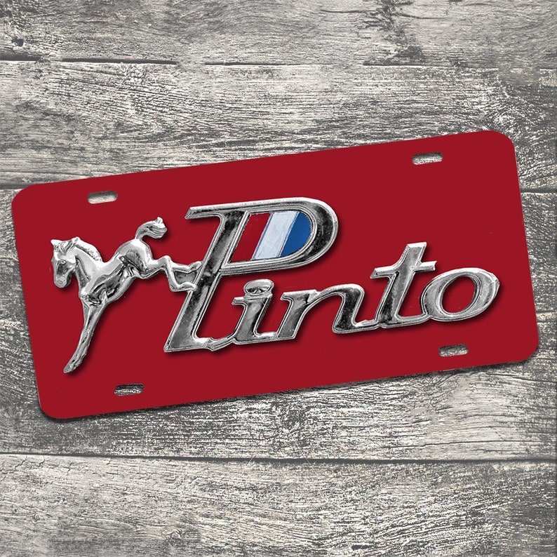 Ford Pinto Emblem Vanity License Plate Vintage Car - Etsy