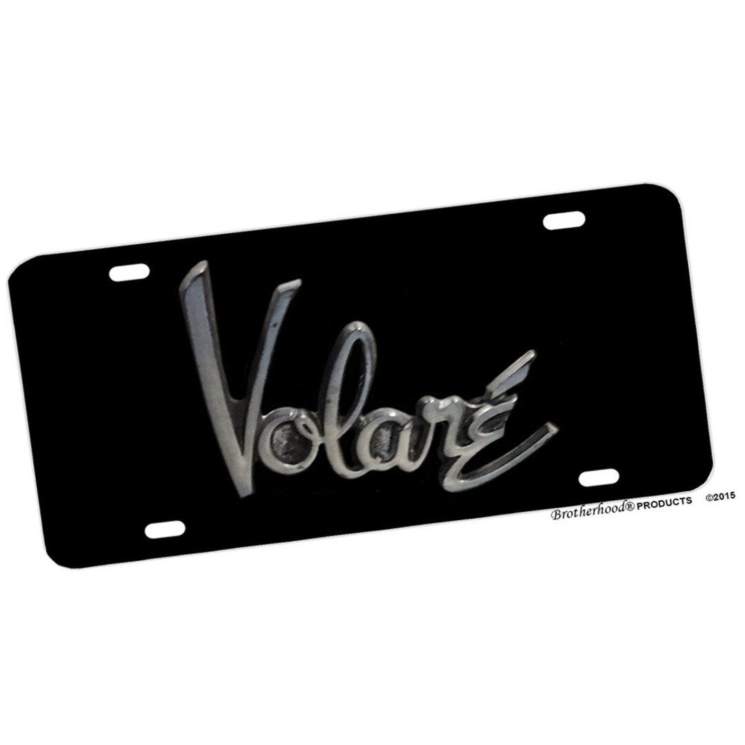 Plymouth Volare Emblem | Vanity License Plate | Vintage Car License ...