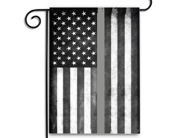 Thin Gray Line Flag - Etsy