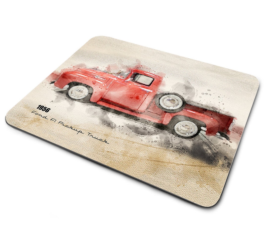 Classic Ford F1 Pickup Truck Mousepad | Vintage Car Desk Decor - Etsy