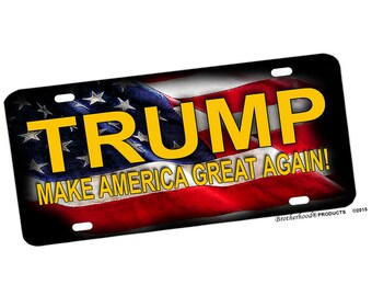 Trump Vanity Plate | Etsy