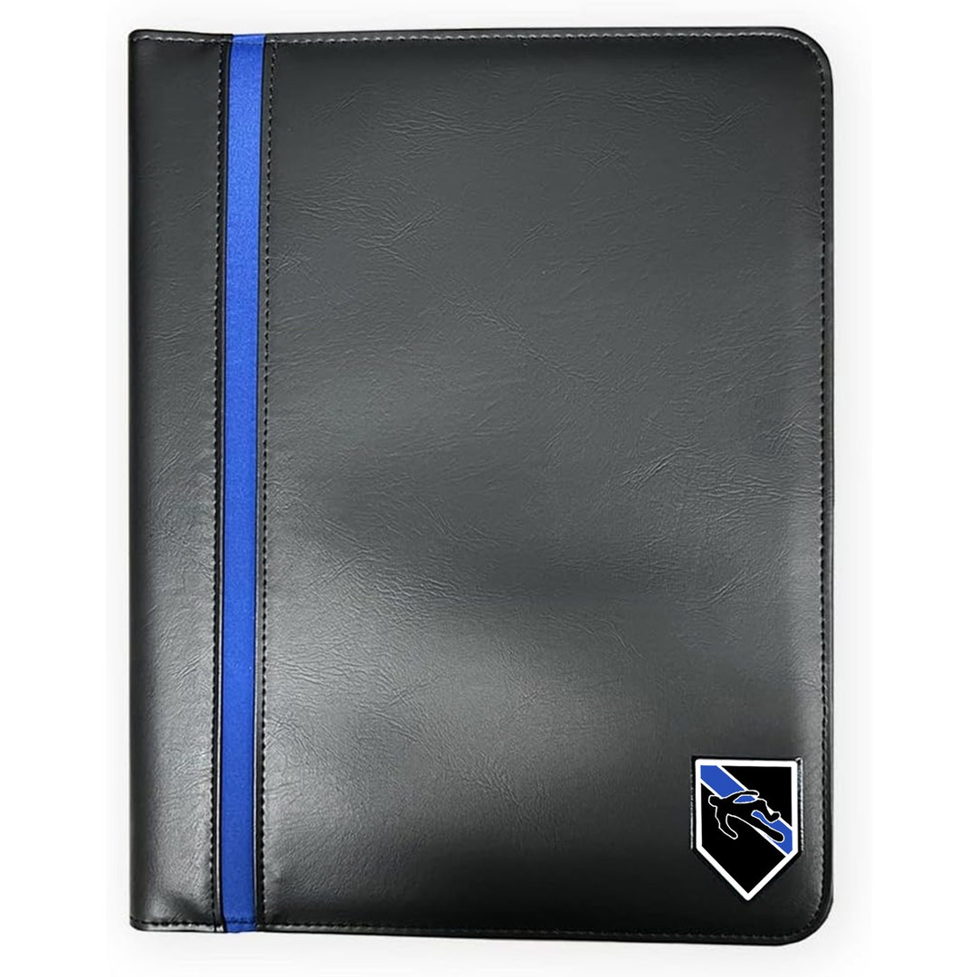 Thin Blue Line Police CSI Body Chalk Outline Memo Pad Holder Padfolio ...