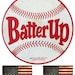 Batter up Baseball Sign Old Garage Sign Metal Garage Vintage - Etsy