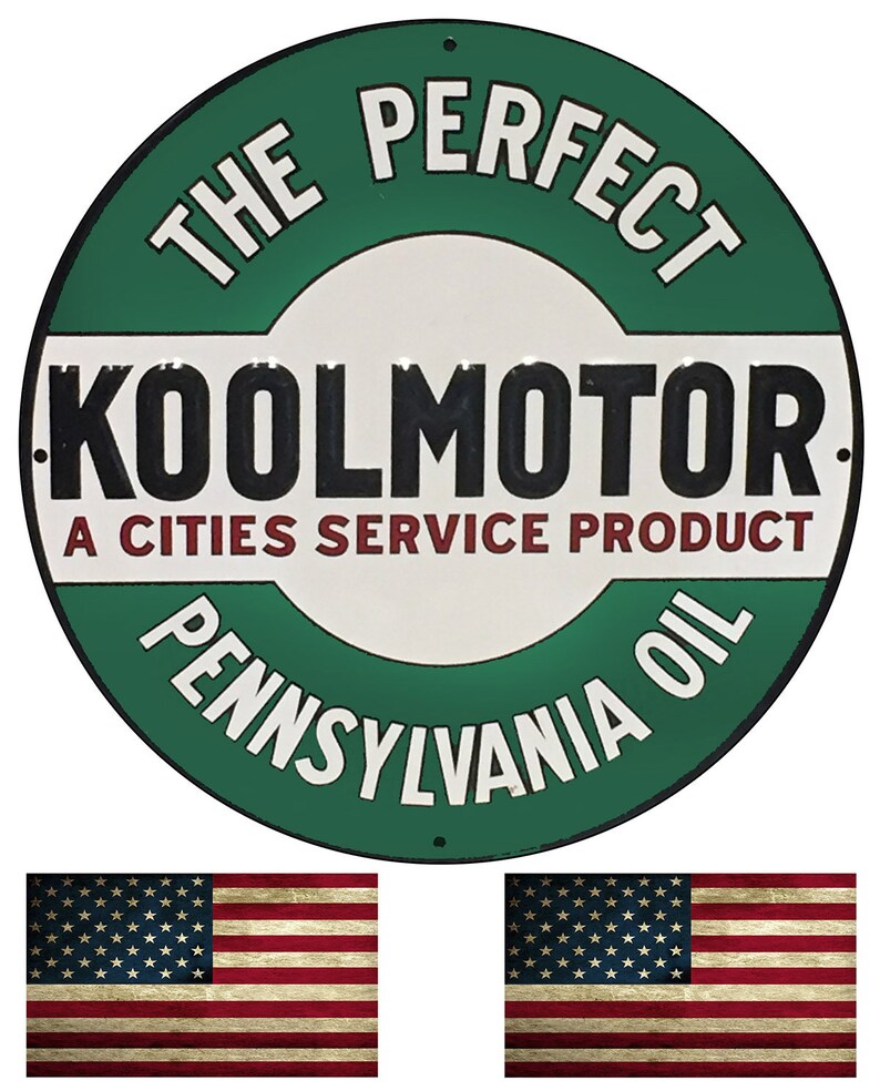 The Perfect Koolmotor Pennsylvania Oil Sign Ad Old Vintage - Etsy