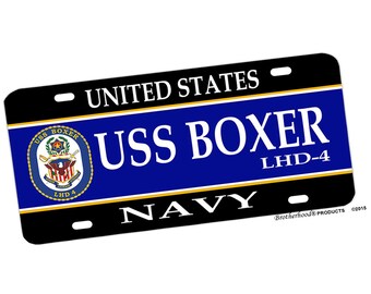 Us Navy License Plate - Etsy